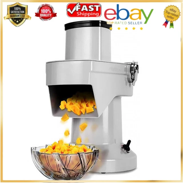 ELECTRIC FRUIT VEGETABLE Garlic Onion Cutter Food Slicer Chopper ...