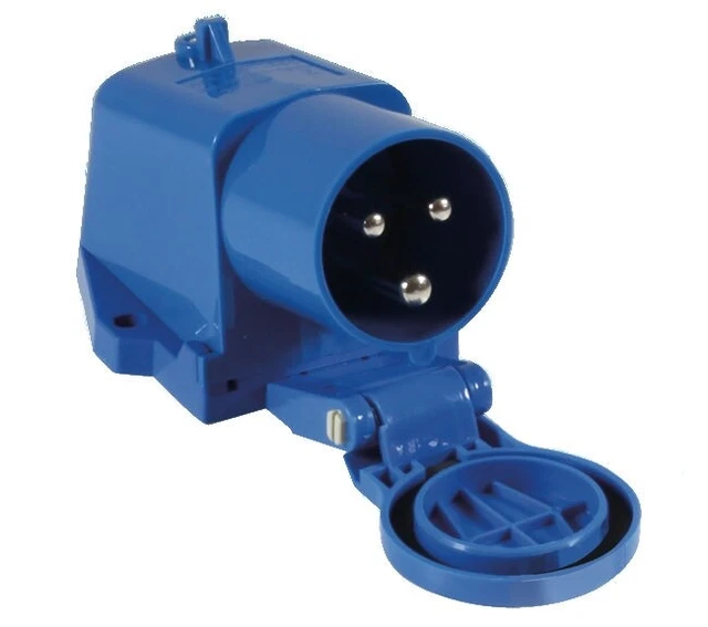 SURFACE MOUNTING CARAVAN Mains Electric Hookup Socket Inlet £11.90 ...