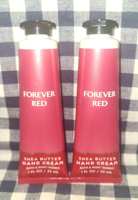 ALL NEW 2-PACK FOREVER RED Hand Cream 1 oz Bath & Body Works $16.15 ...
