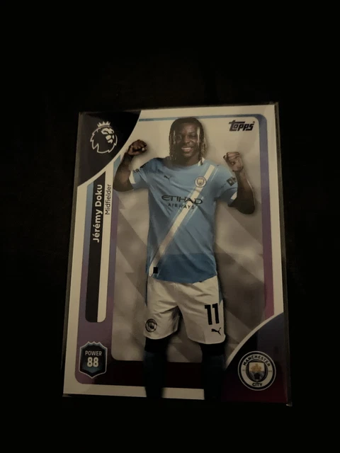 JEREMY DOKU TOPPS Premier League 2025/2026 Topps 25/26 Manchester City ...