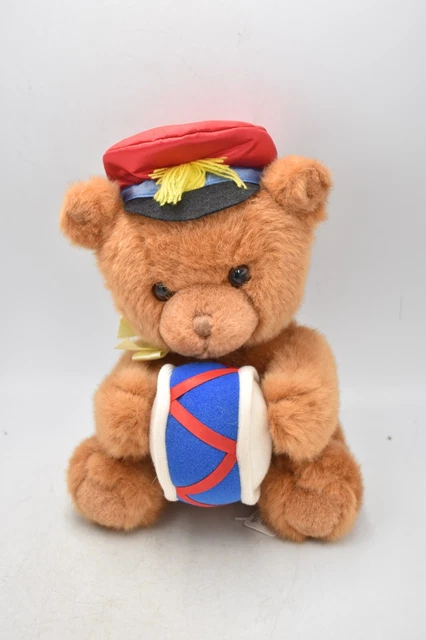 VINTAGE RUSS BERRIE Bandy Plush Teddy Bear Soldier Drummer £14.95 ...