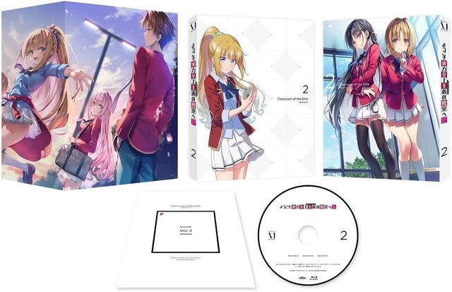 CLASSROOM OF THE Elite 2nd Season Vol.2 Limited Edition Blu-ray Book Box NEW $109.86 - PicClick AU