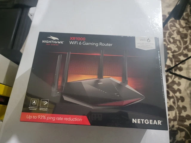 NETGEAR NIGHTHAWK PRO Gaming Wi-Fi 6 Router - Black (XR1000-100NAS ...