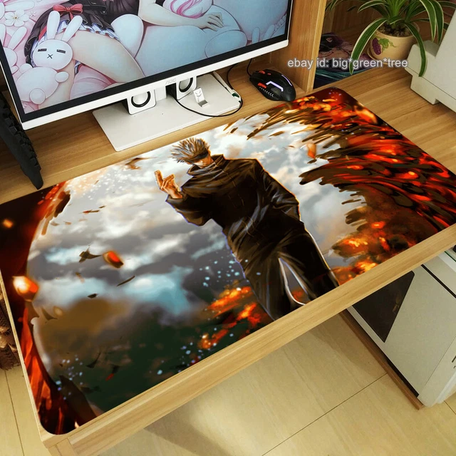 JUJUTSU KAISEN MOUSE Pad Satoru Gojo Anime Male Keyboard Mat Large Game ...