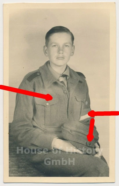 127437 PORTRAITFOTO: FLAKHELFER Luftwaffenhelfer, Uniform, Feldmütze ...
