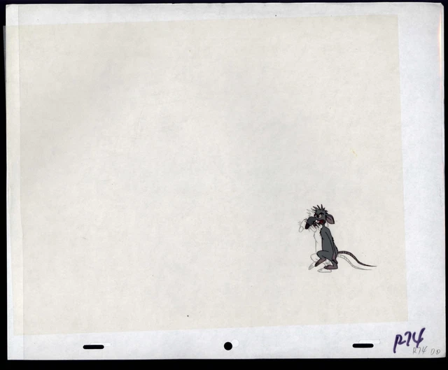 RATSO WALKING THE Brave Little Toaster dipinto animazione cel art ...