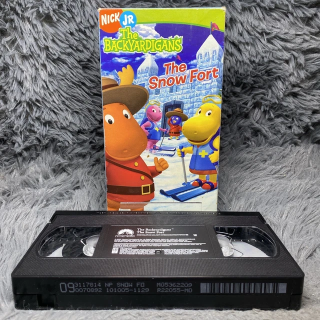 THE BACKYARDIGANS THE Snow Fort VHS Tape 2005 Nick Jr Nickelodeon Kids ...