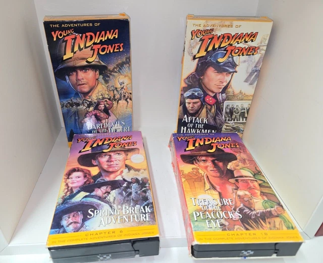 YOUNG INDIANA JONES VHS - Lot of 4 - Tested - Daredevils - Spring Break ...
