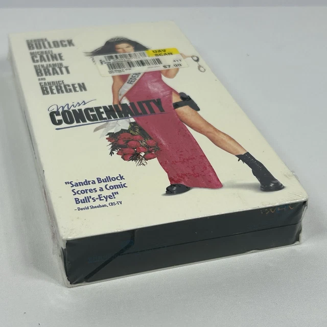 MISS CONGENIALITY SEALED VHS - Sandra Bullock - Michael Caine ...