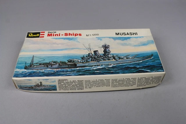ZF1475 REVELL 1/1200 Model Military Boat H-2409 Mini Ships Series ...
