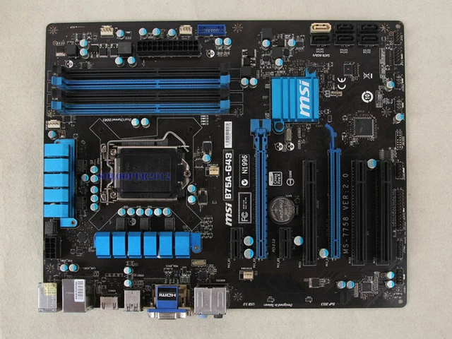 MSI MS-7758 B75A-G43 Motherboard Intel B75 LGA 1155 Socket DDR3 £106.68 - PicClick UK
