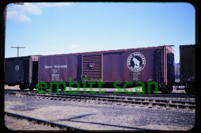 ORIGINAL SLIDE, FREIGHT GN Great Northern Box Car #39329, 1950s EUR 31,32 - PicClick DE