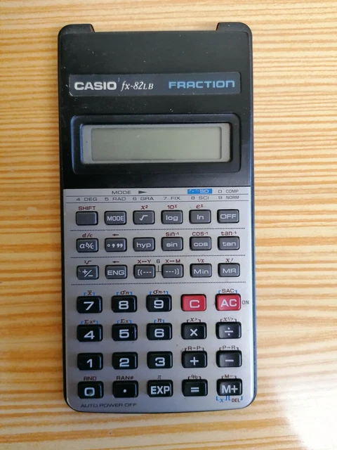 CASIO FX-82LB FRACTION Scientific Calculator Vintage. working. £6.95 ...