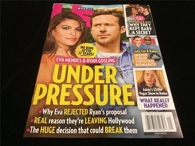 US WEEKLY MAGAZINE February 7, 2022 Eva Mendes & Ryan Gosling, Adele £6 ...