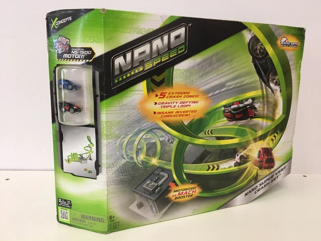 NANO SPEED SPINMASTER Xconcepts Motorized Car Crash Set EUR 34,31 ...