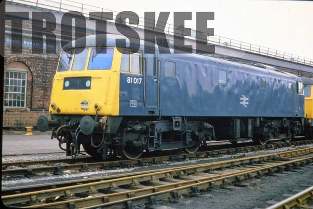 35MM SLIDE BR British Railways Electric Loco 81 81017 c1980 Original £3 ...