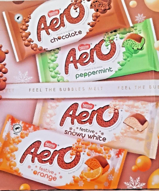 AERO FESTIVE CHOCOLATE Selection Box 360g £10.80 - PicClick UK