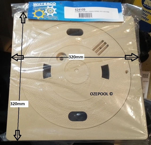 SKIMMER BOX SQUARE LID & SURROUND SP5000 624109 BEIGE safety features ...