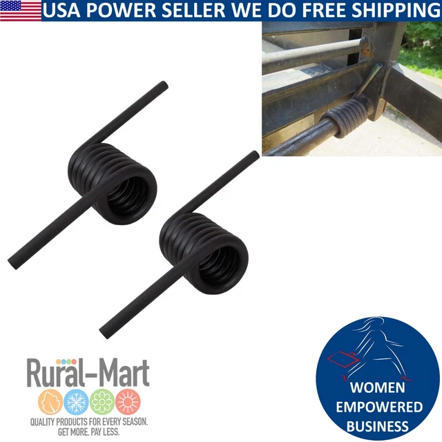 PAIR OF TRAILER Heavy Duty RAMP Springs 2,000 lb - Spring Coil-Left ...
