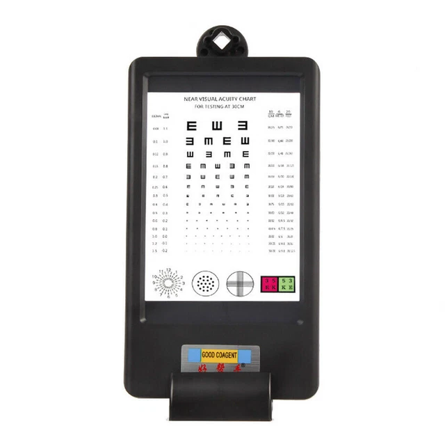 DOUBLE-SIDED DISPLAY LED Eye Chart Myopia Vision Tester Glasses ...