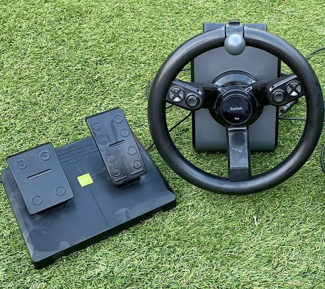 LOGITECH SAITEK FARM Sim Farming Simulator Wheel and Pedals only ...
