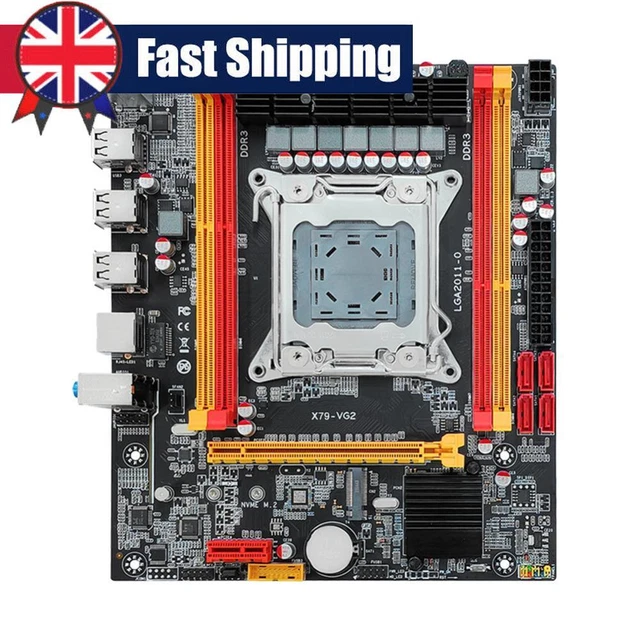 X79 COMPUTER MOTHERBOARD NVME M.2 SSD LGA 2011 PC Mainboard Fit for ...