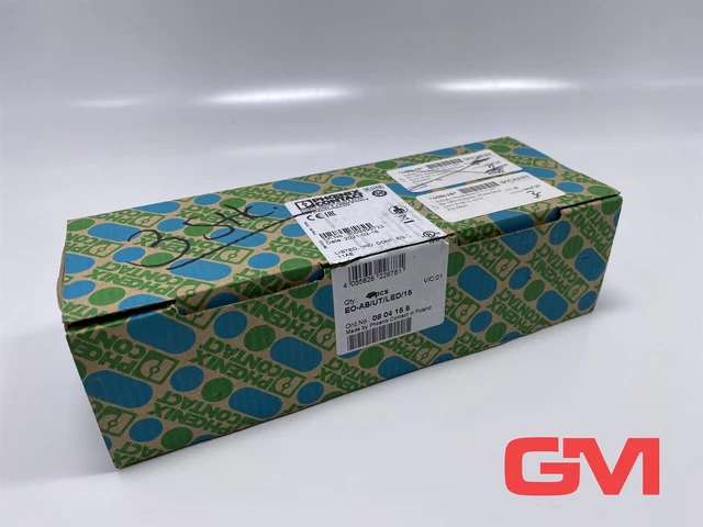 3X PHOENIX CONTACT Socket EO-AB/UT/LED/15 0804155 Type AB 15A $77.44 ...