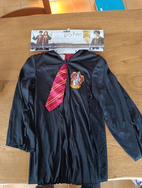 ENSEMBLE COSTUME DRESS Up Set Harry Potter Gryffindor Robe Baguette EUR ...