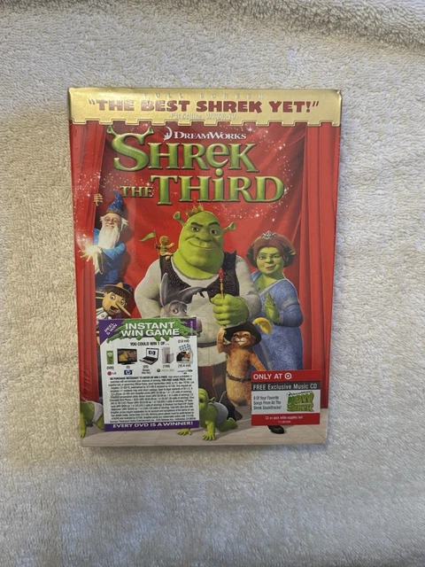 SHREK THE THIRD (DVD/CD, 2-Disc Set, 2007) BRAND NEW - Target Exclusive ...