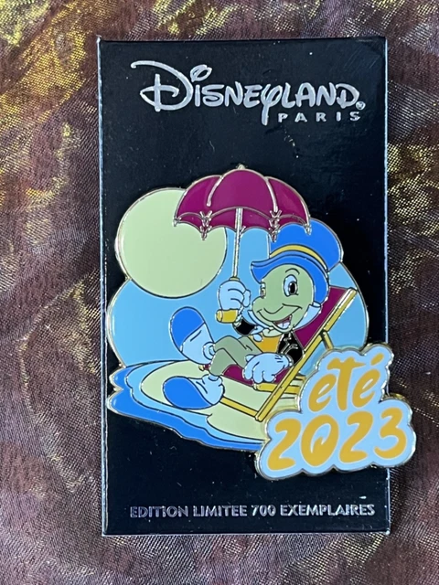 DISNEY'S JIMINY CRICKET Limited Edition Ete Summer Pin - Disneyland ...
