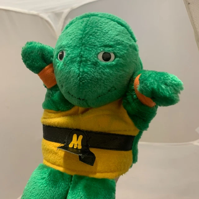 RARE VINTAGE 1980'S Ninja Turtles TMNT Michelangelo Mikey Hand Puppet ...