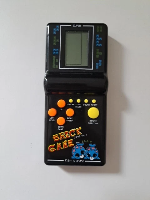 VINTAGE RETRO POCKET Console Brick Game Handheld Video Tetris 9999 In 1 ...