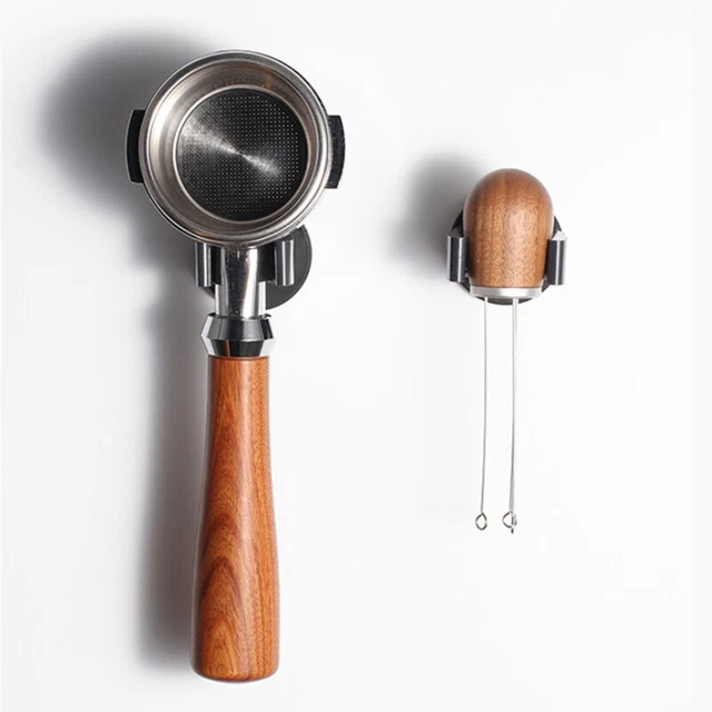 WALL-MOUNTED COFFEE PORTAFILTER Tamper Holder Magnetic Wall Rack ...