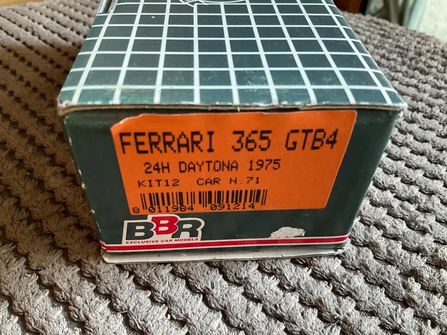 MODEL KIT FERRARI 365 Gtb4 24H Daytona 1975 By Bbr 1:43 EUR 23,23 ...