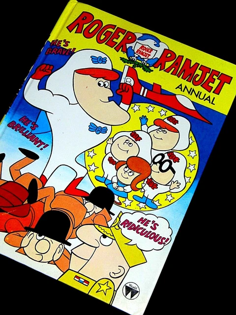 ROGER RAMJET ANNUAL 1984 1st/First cartoon tv super hero £9.95 ...
