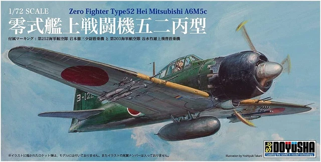 NEUF DOYUSHA 1/72 Militaire Japonais Type Zero Ship Fighter Fight from ...