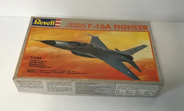 REVELL GENERAL DYNAMICS F-16A FIGHTER MODEL 4006 - 1:144 Scale £17.00 ...