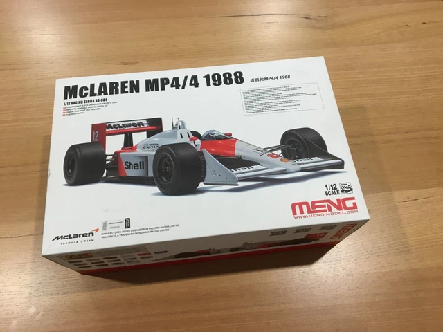 1/12 MENG AYRTON Senna McLaren MP4/4 1988 Model Kit RS-004 EUR 209,23 - PicClick FR