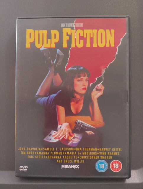 PULP FICTION DVD Starring John Travolta, Samuel L. Jackson £4.22 ...