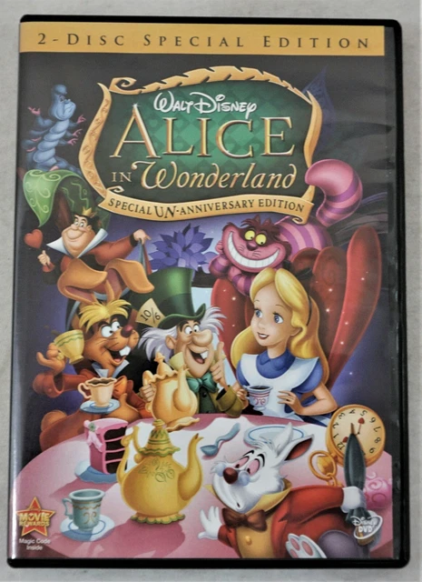 NEW WALT DISNEY Alice In Wonderland Special Un - Anniversary Edition 2 ...
