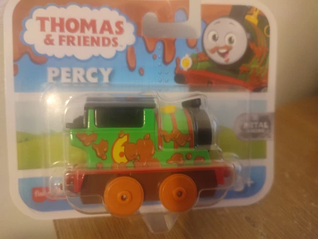 FISHER-PRICE THOMAS & Friends ''PERCY '' Push Along Diecast Toy Train ...
