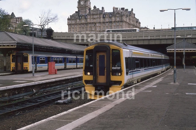 EDINBURGH WAVERLEY CLASS 158 DMU 158727 35mm Positive RN379 £2.99 ...