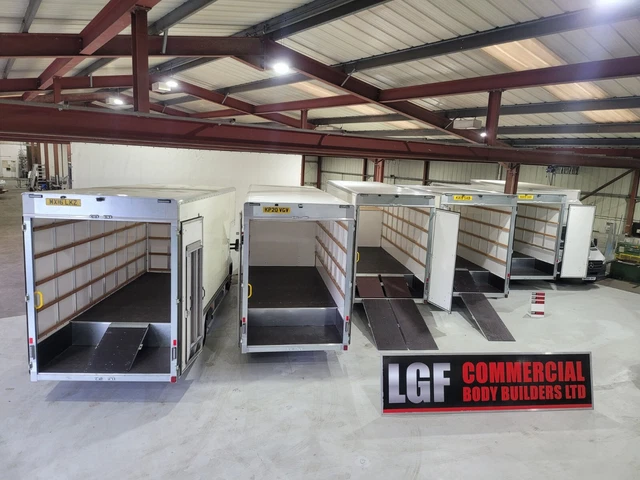 NEW BUILD MERCEDES Sprinter Dropwell Luton Euro 6 5.2m 3.5t LOW LOADER ...