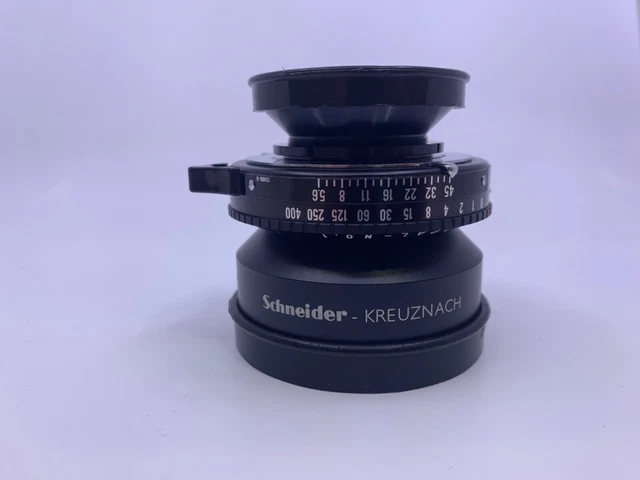 SCHNEIDER SUPER-SYMMAR 110MM F5.6 XL-105 ASPHERIC MC LENS with COPAL #1 BOARD $1,850.00 ...