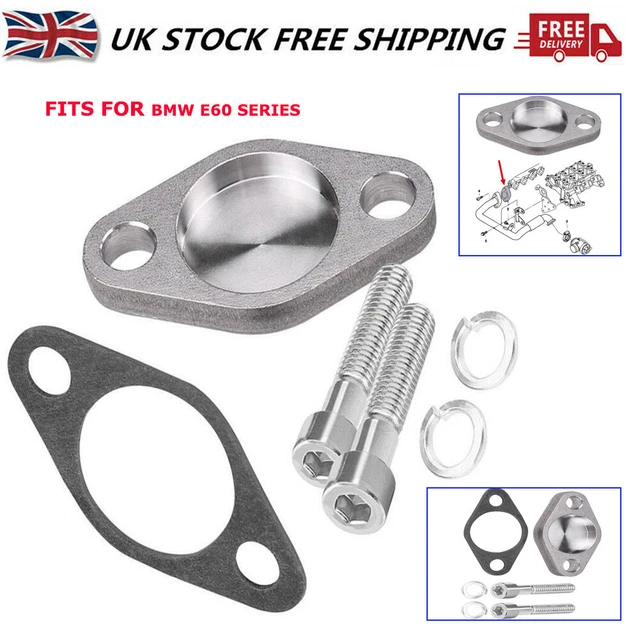 NEW FOR BMW EGR VALVE Block BLANK PLATE E60 E61 E65 E66 E39 E46 E87 E91 ...