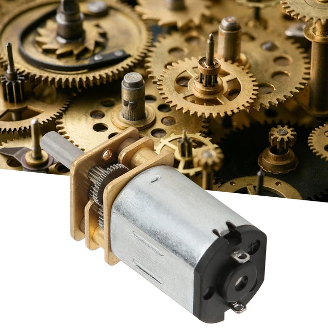 6MM GEAR BOX Motor All Metal Structure Low Noise High Torsion 600RPm ...