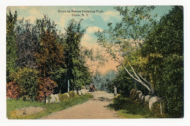 DRIVE IN ROSCOE Conkling Park, Utica, New York 1914 £5.34 - PicClick UK
