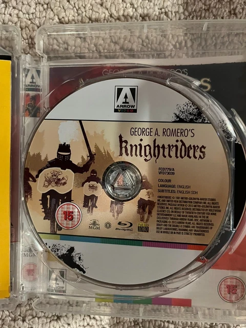 KNIGHTRIDERS KNIGHT RIDERS George A. Romero 1981 Flèche Blu-ray DVD Région B, Neuf sous Neuf EUR ...