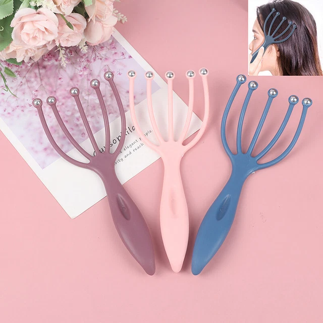 SCALP MASSAGER HAIR Growth Stimulator Head Neck Massage Roller Balls ...
