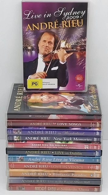 ANDRE RIEU DVD Bundle x 12 Music Concerts All Regions Classical $68.00 ...